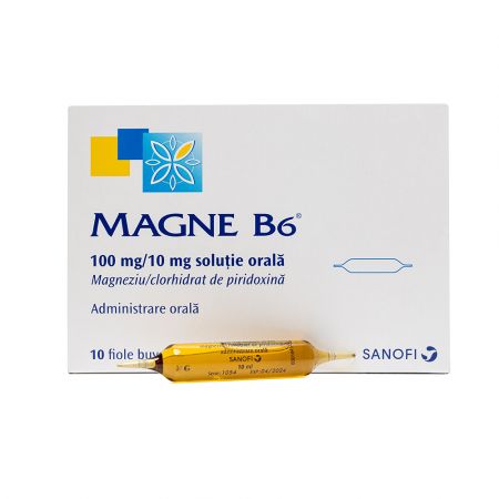 Prospect Magne B6, 100 mg/10 mg, 10 fiole, Sanofi : Farmacia Tei online