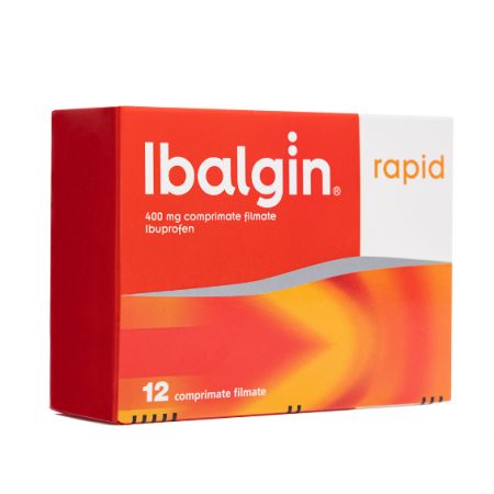 Ibalgin Rapid, 400 mg, 12 comprimate filmate, Sanofi : Farmacia Tei online