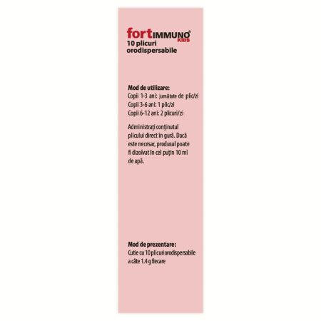 FortImmuno Kids, 10 plicuri, Dr. Phyto : Farmacia Tei online