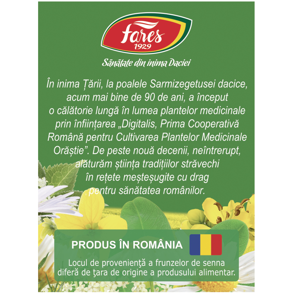 Ceai Sveltaflor M111, 20 plicuri, Fares : Farmacia Tei online