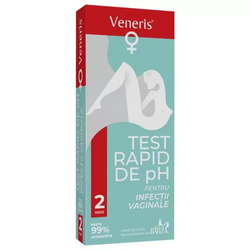 Test rapid de infectii urinare unisex, 2 teste, Veneris : Farmacia Tei ...