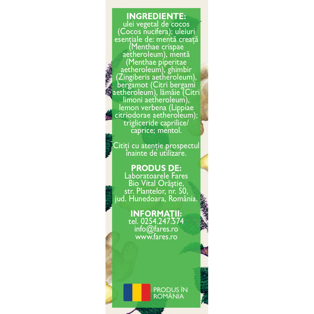 Ulei esential roll-on Rau de Miscare, 5 ml, Fares : Farmacia Tei online